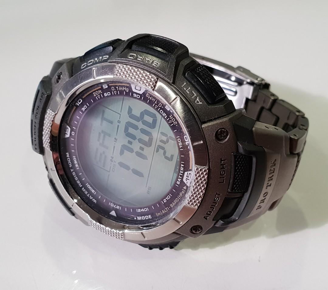 Casio Titanium Pro Trek, Mobile Phones & Gadgets, Wearables & Smart ...