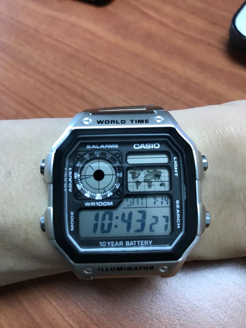 Casio World Time $15, Mobile Phones & Gadgets, Wearables & Smart ...