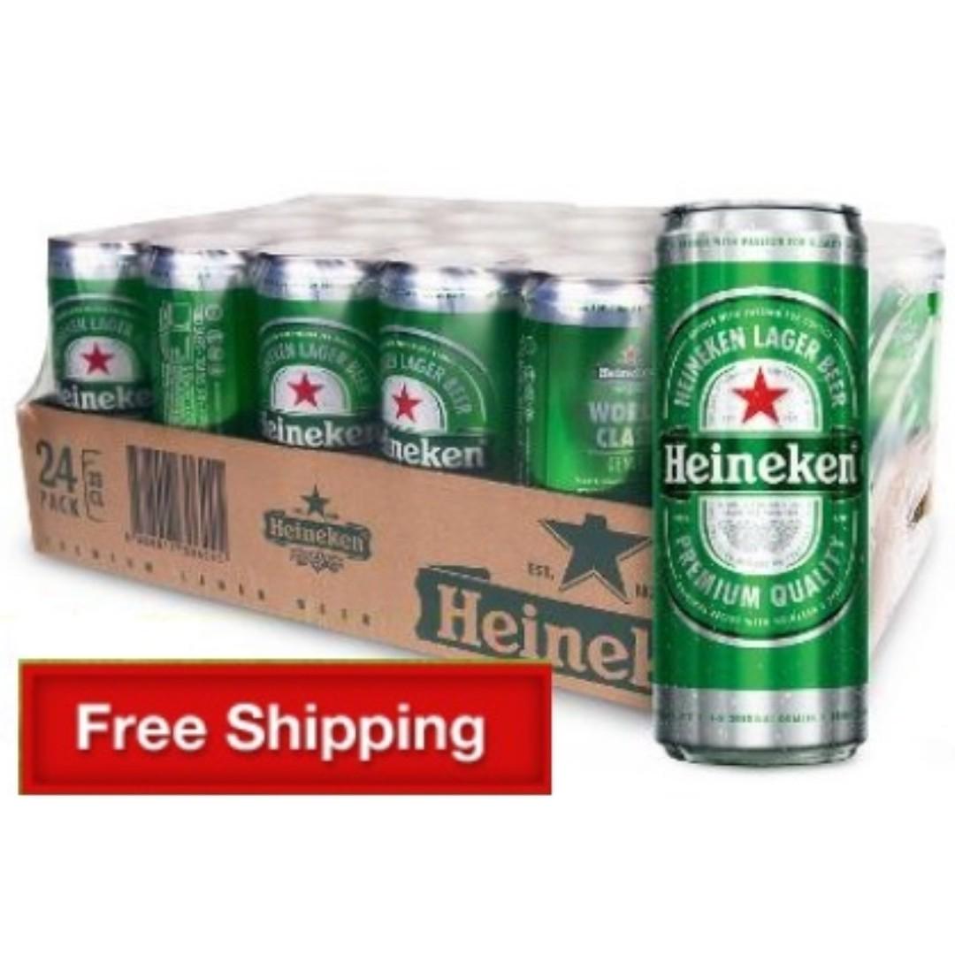 Free Delivery - Heineken Lager Beer - Case 24 x 330 ml, Food & Drinks ...