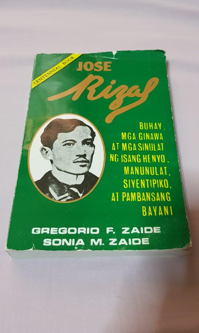 Jose Rizal by Gregorio F. Zaide & Sonia F. Zaide, Hobbies & Toys, Books ...