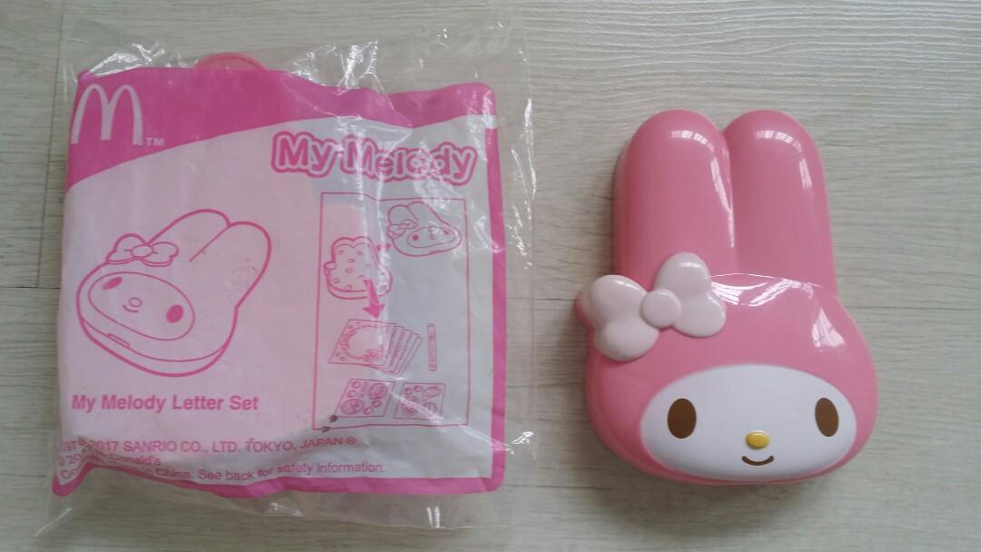 McDonald's my melody letter set, Hobbies & Toys, Toys & Games on Carousell