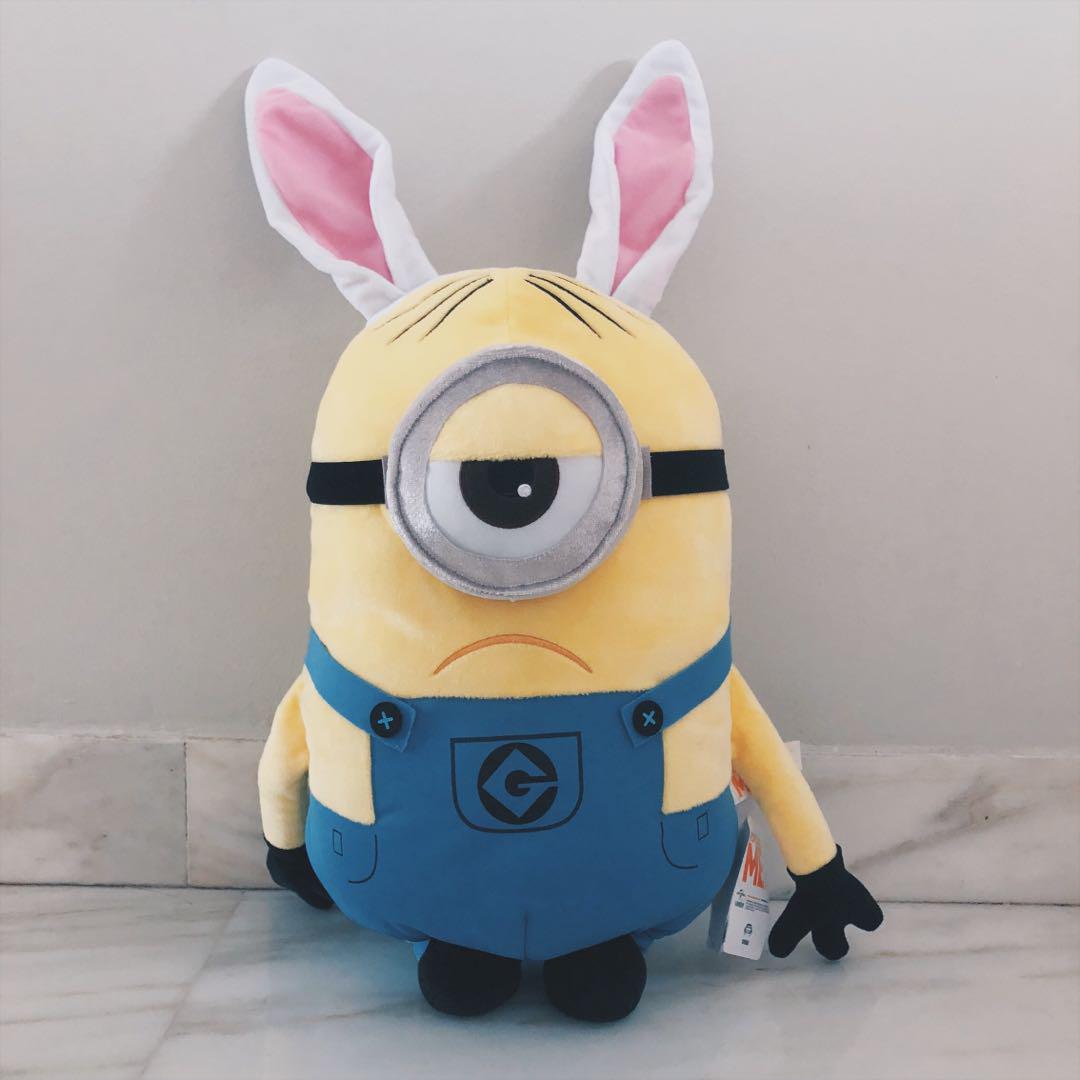 Minion Rabbit Plush Toy, Hobbies & Toys, Toys & Games on Carousell