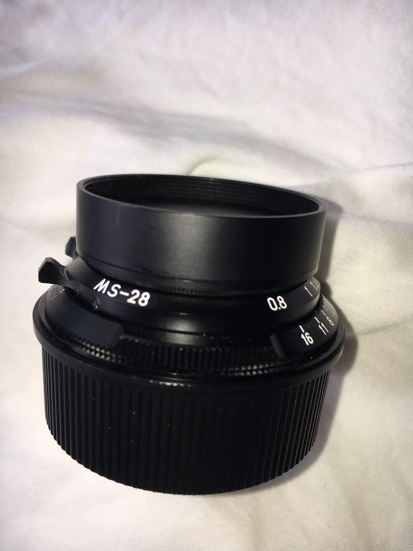 M-S Optical Nikon 28 mm f3.5 lens conversion for Leica M mount ...