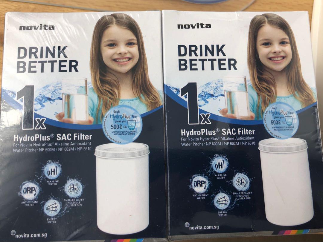 Novita HydroPlus® Alkaline Antioxidant Water Purifier NP6610+ 2 filters ...