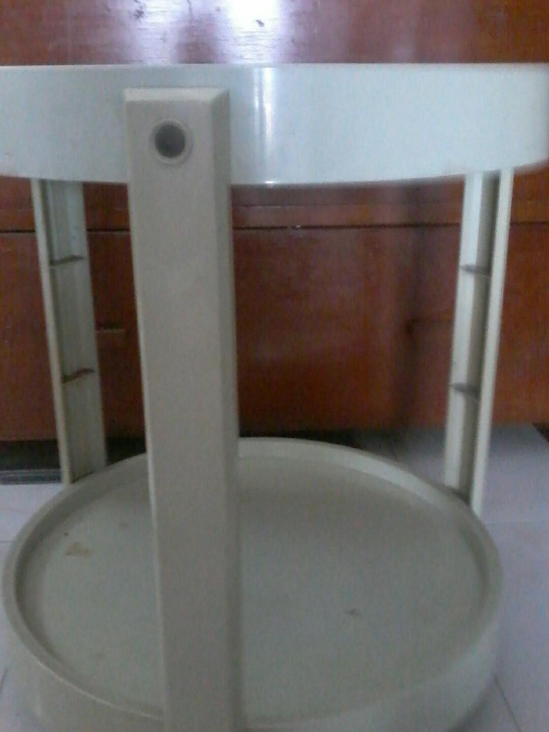 Plastic Round Table, Furniture & Home Living, Furniture, Tables & Sets ...