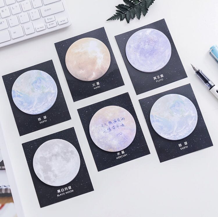 [PO] Galaxy Planet Collection Sticky Notes / Bullet Journal Sticker ...