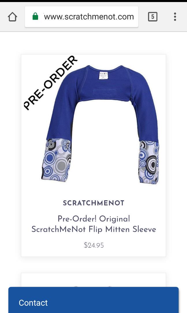 Scratch Me Not Flip Mitten Sleeve, Babies & Kids, Babies & Kids Fashion ...