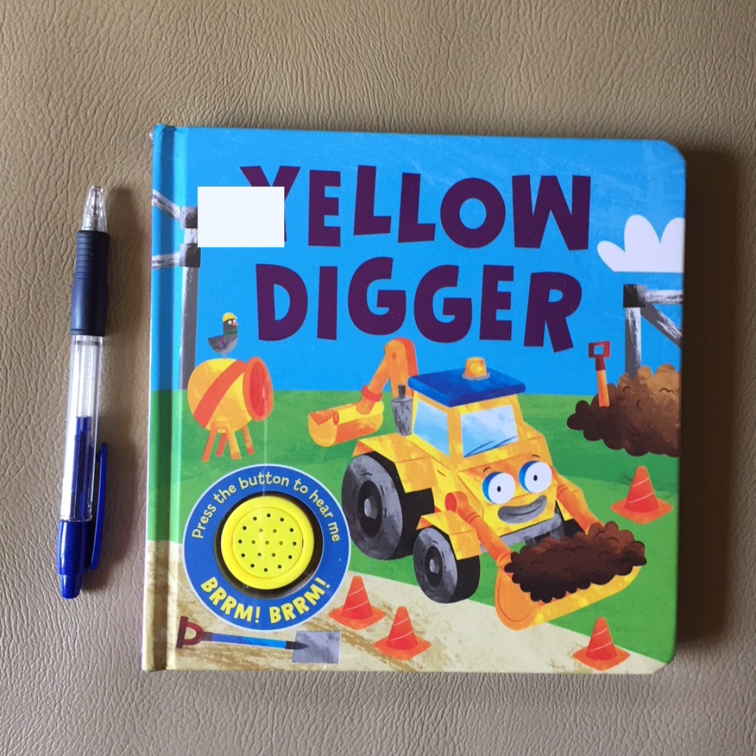 Sound book - Yellow Digger, Buku & Alat Tulis, Buku Anak-Anak di Carousell