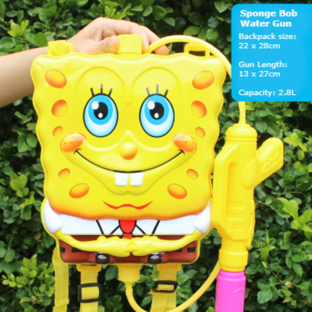 Spongebob Water Gun, Hobbies & Toys, Toys & Games on Carousell