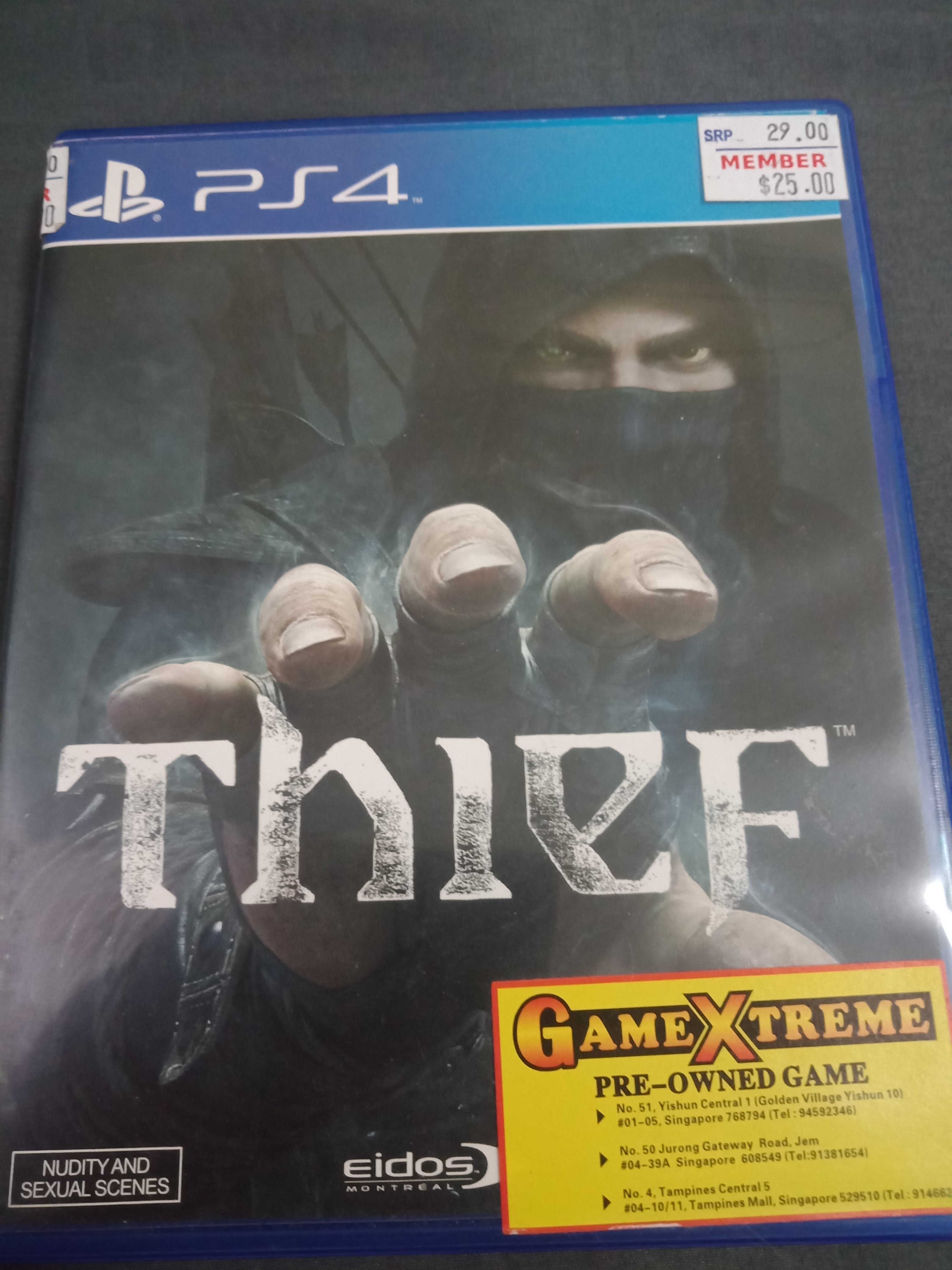 Thief PS4 game, Video Gaming, Video Games, PlayStation on Carousell