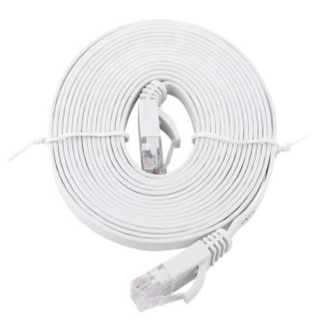 1M Gigabyte UTP Direct LAN CAT6 CAT 6 Flat UTP Ethernet Network Cable ...