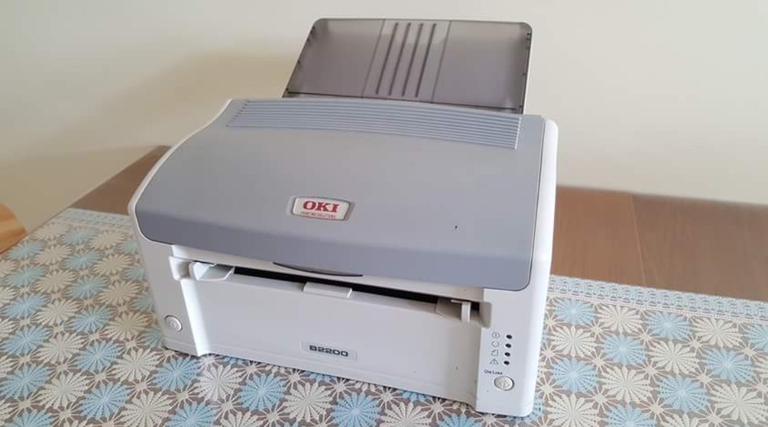 90%新 OKI B2200 黑白雷射打印機 laser printer, 電腦＆科技, 打印機及影印機 - Carousell