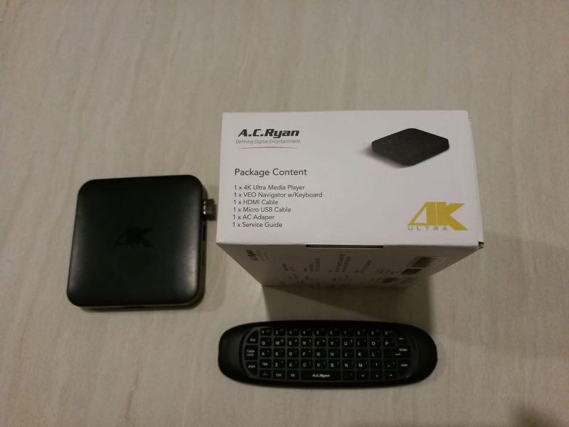 A.C. Ryan 4K Ultra Media Player ACR-VE9800, TV & Home Appliances, TV ...