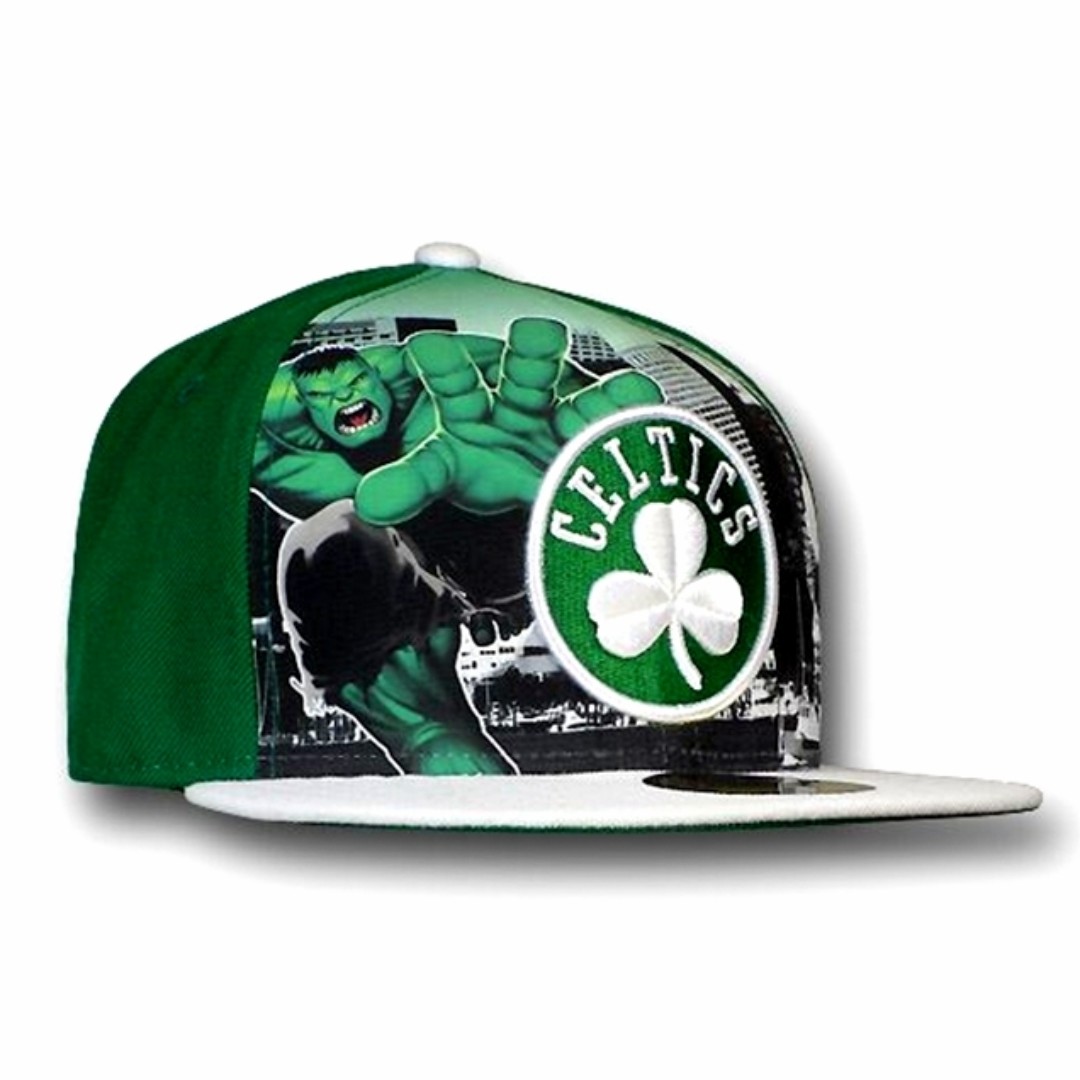 BLC AUTH Hulk Boston Celtics 59Fifty Flat Billed Cap New Era 36$, Men's ...