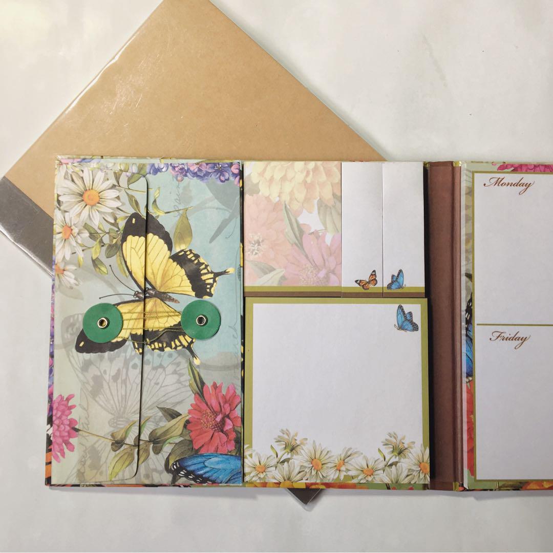 Butterfly Sticky Note Planner Assortment, Hobbies & Toys, Stationary ...