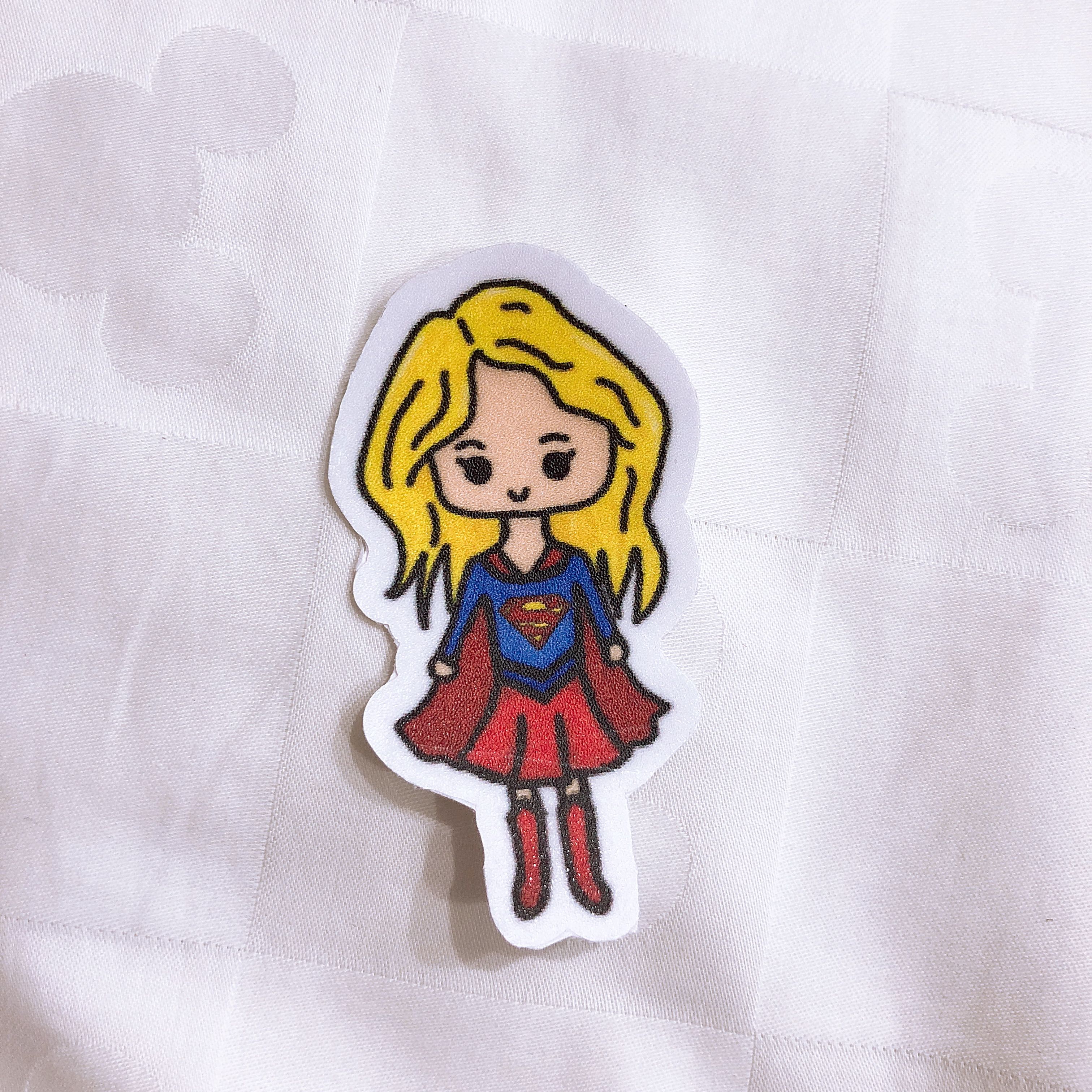 DC supergirl sticker, Hobbies & Toys, Stationery & Craft, Art & Prints ...