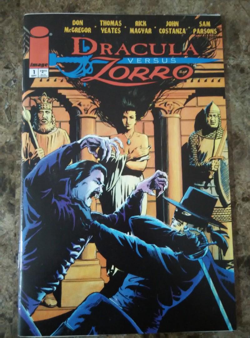 DRACULA VS ZORRO #1-2 (IMAGE COMICS), Hobbies & Toys, Books & Magazines ...