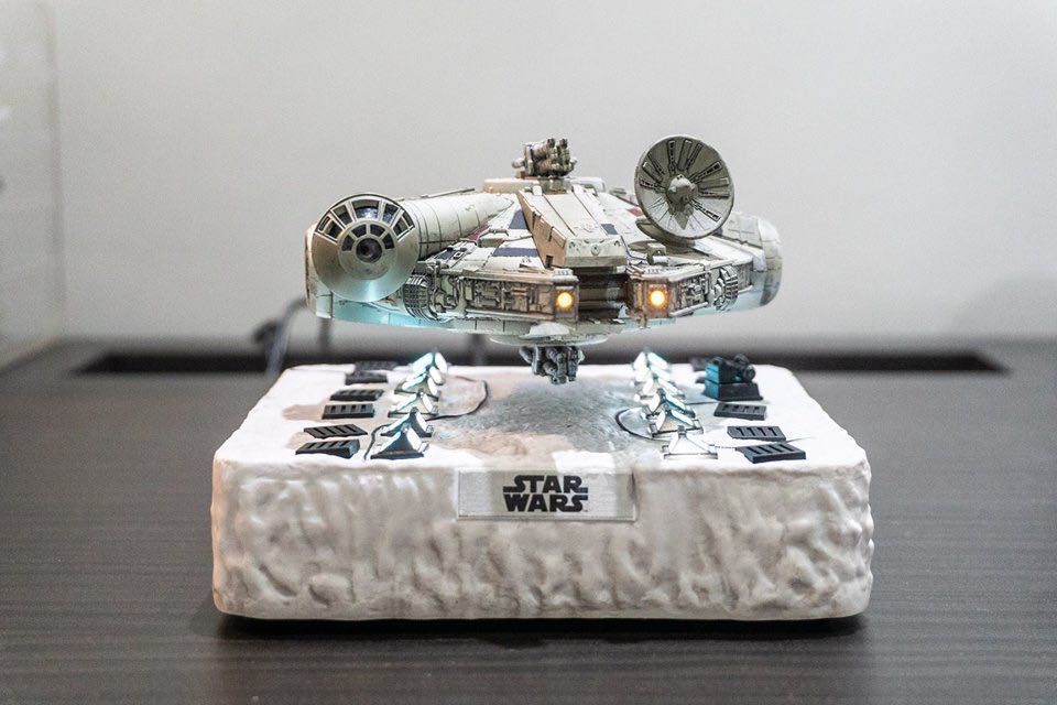 Floating Millennium Falcon, Hobbies & Toys, Toys & Games on Carousell