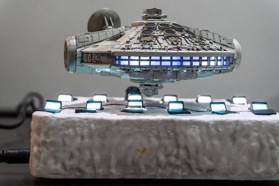 Floating Millennium Falcon, Hobbies & Toys, Toys & Games on Carousell