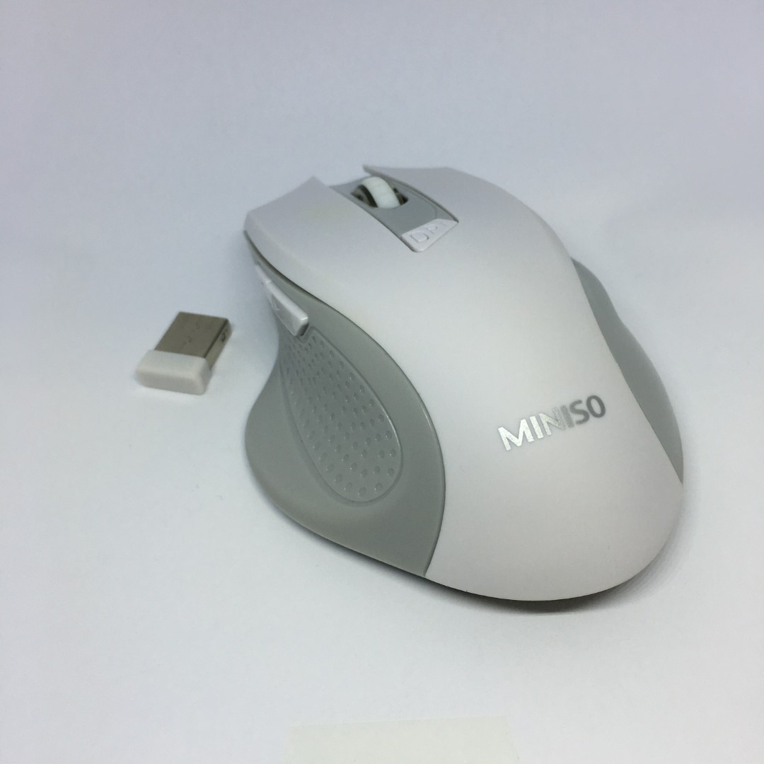 Free Mailing! Miniso Wireless Bluetooth Mouse - White, Computers & Tech ...