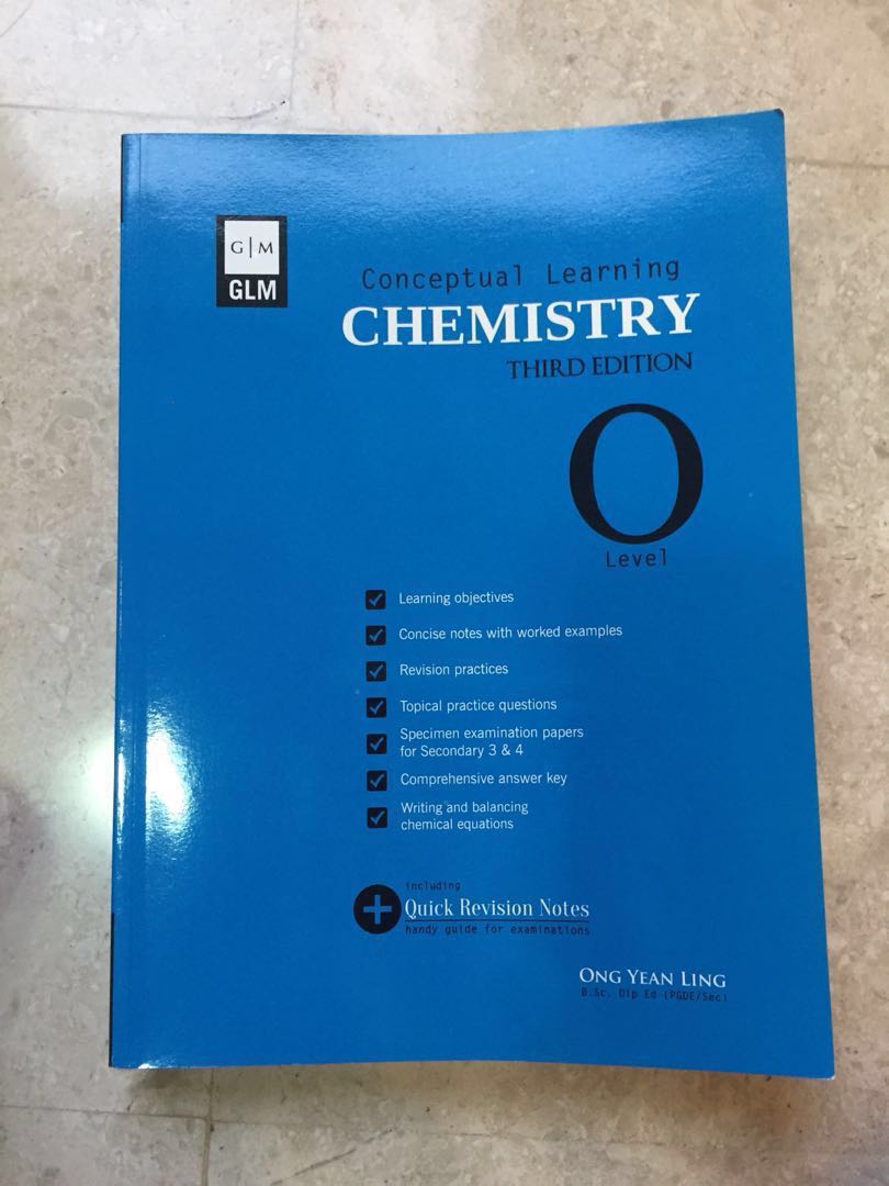 GLM Conceptual Learning Chemistry 3rd edition O level, Hobbies & Toys ...