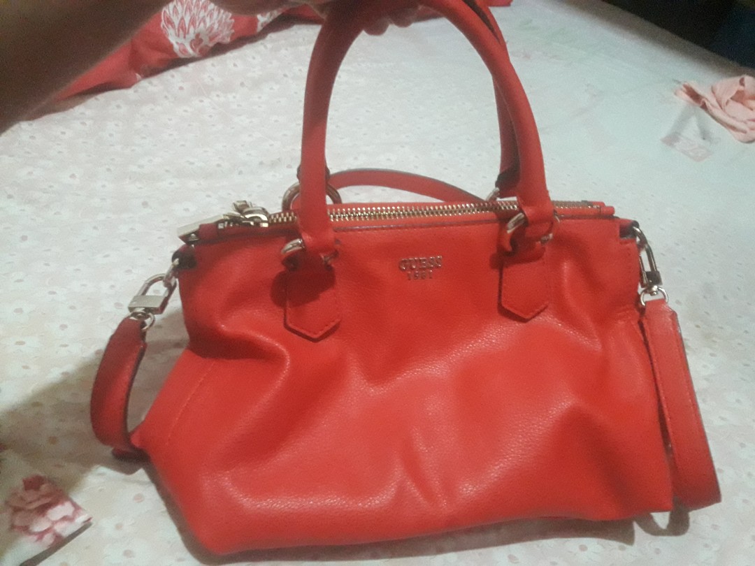 Guess red bag, Women's Fashion, Bags & Wallets, Cross-body Bags on ...