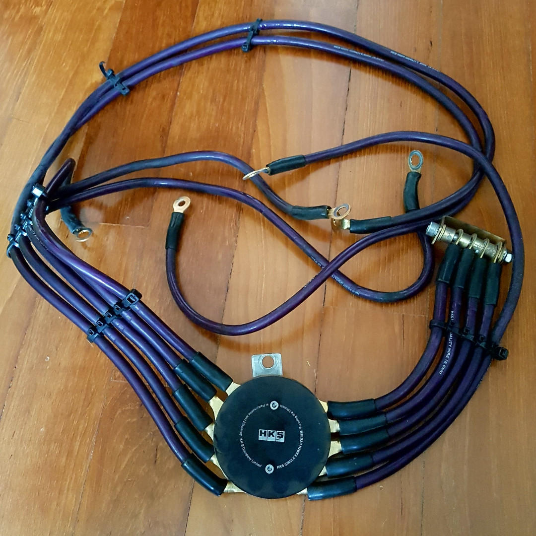 HKS Grounding Kit CIRCLE EARTH SYSTEM, Car Accessories, Accessories on ...