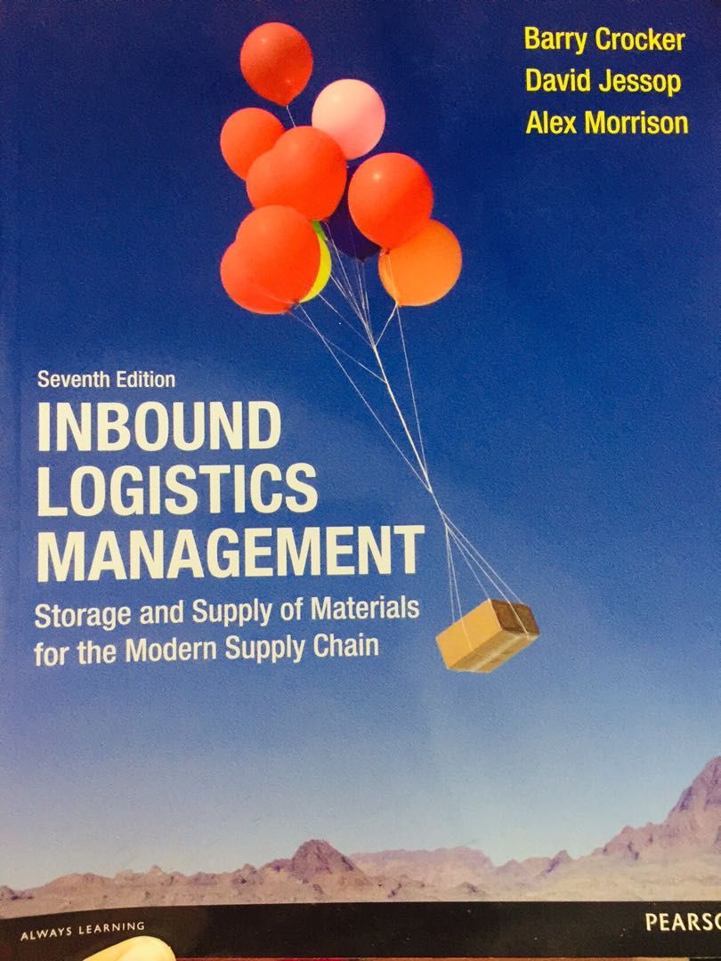 Inbound Logistics Management - Storage and Supply of Materials for the ...