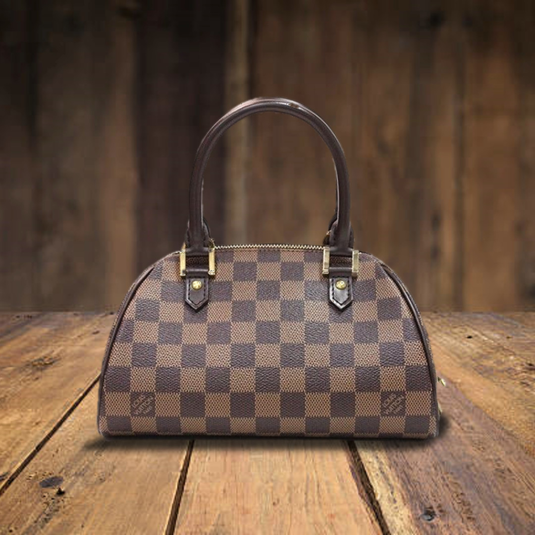 louis vuitton damier ebene canvas ribera mini bag (pre-owned: pristine ...