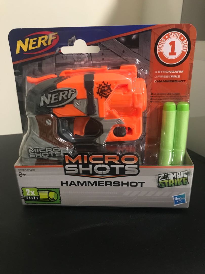 Nerf Microshots - Hammershot, Hobbies & Toys, Toys & Games on Carousell