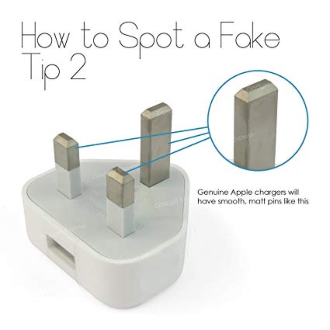 NEW Original Apple power plug/adapter 5W USB Apple charger UK [iPhone X ...