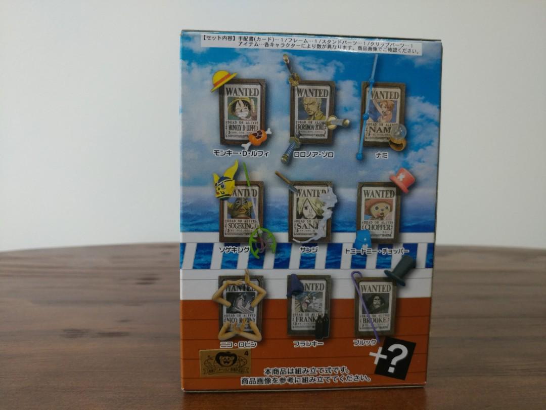 Plex One Piece Frame Collection - Wanted Mugiwara Pirates - Sanji 3D ...