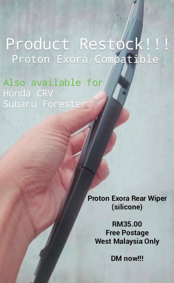 Proton Exora & Honda HRV Rear Wiper, Auto Accessories on Carousell
