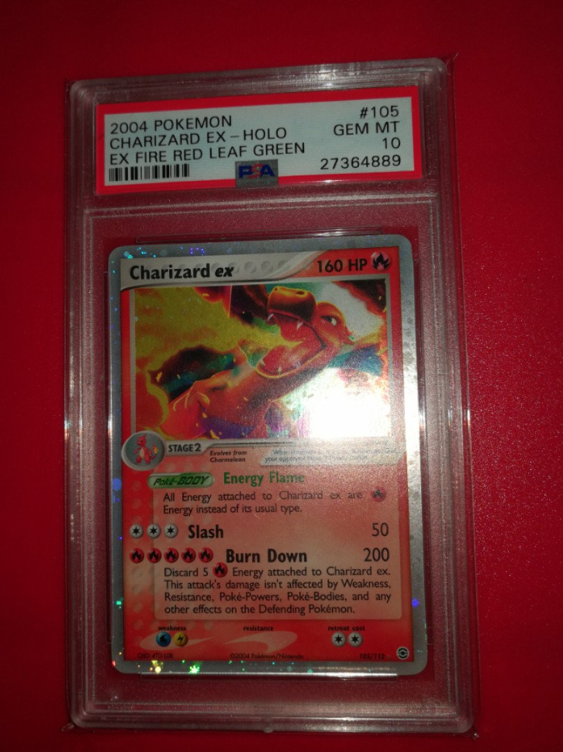 PSA 10 Charizard EX FireRed LeafGreen, Hobbies & Toys, Toys & Games on ...