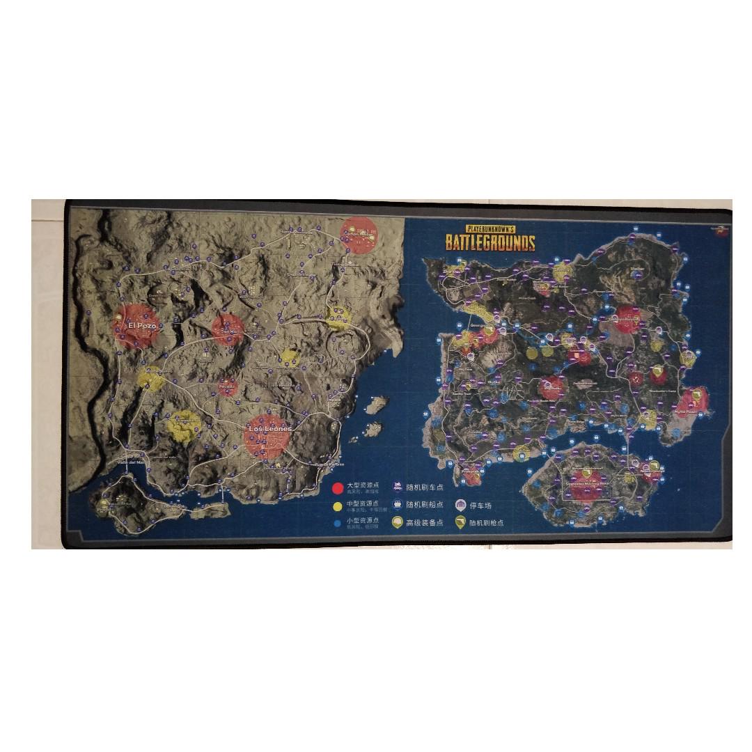 Pubg Miramar/Erangel full map with resource point and vehicle re spawn ...