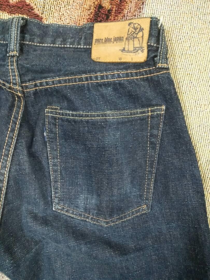 Pure Blue Japan jeans, Men's Fashion, Bottoms, Jeans on Carousell