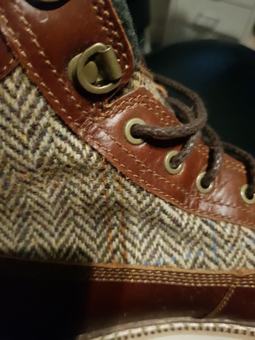 Timberland Harris Tweed Brown Britton Boots, Men's Fashion, Footwear ...
