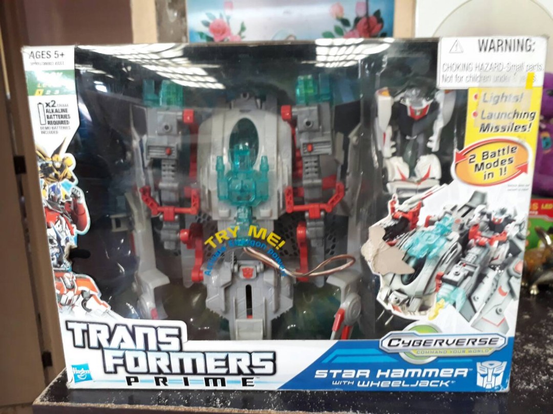 Transformer Prime Star Hammer with Wheeljack, Hobbies & Toys, Toys ...