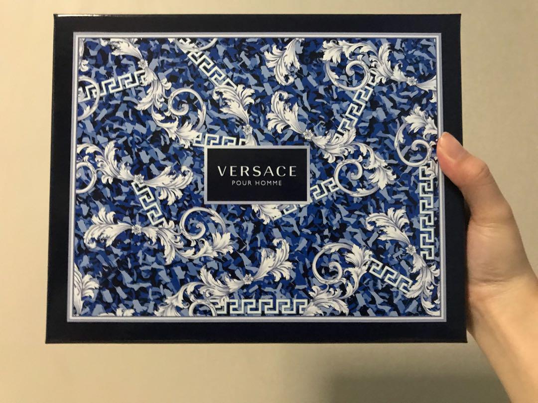 Versace gift set, Men's Fashion, Bags, Belt bags, Clutches and Pouches ...