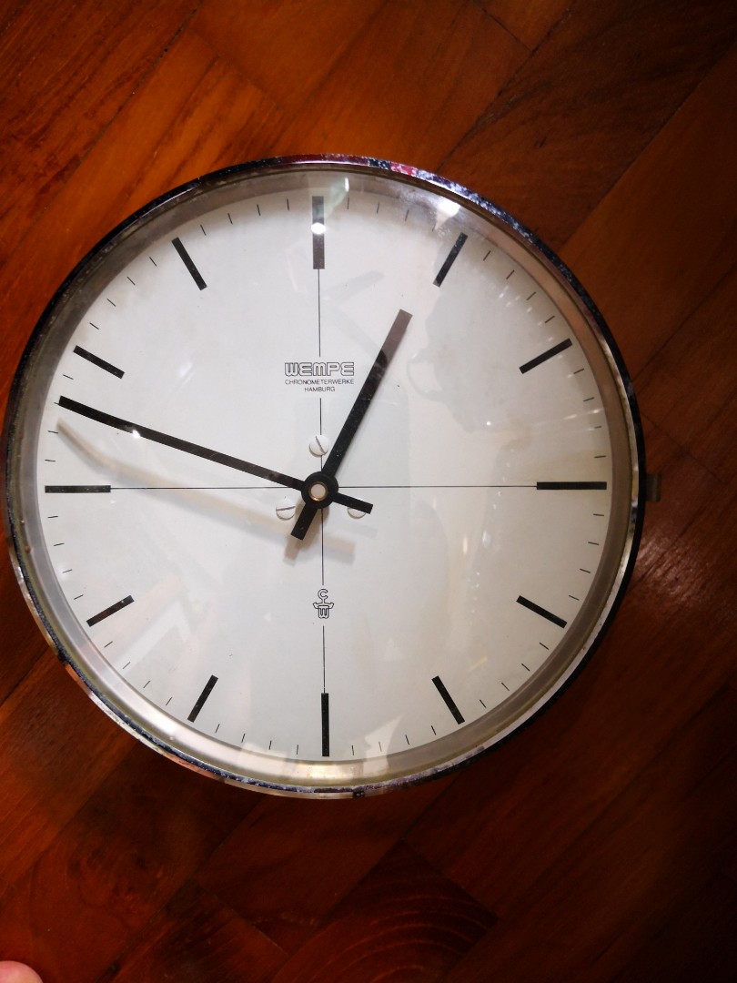 Wempe hamburg clock from ship, Hobbies & Toys, Memorabilia ...
