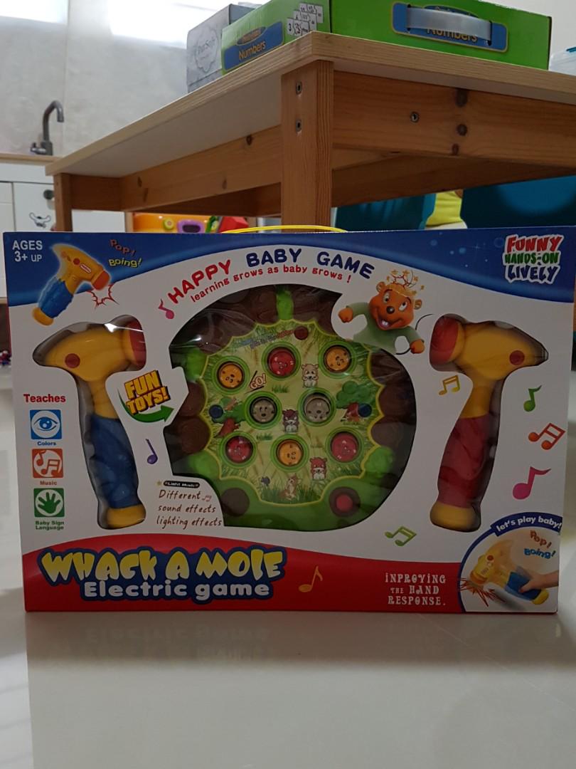 Whack-A-Mole Electric Game, Hobbies & Toys, Toys & Games on Carousell
