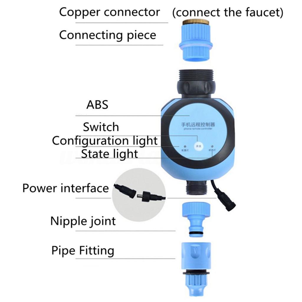 Wireless Water Tap Timer & Gateway Automatic Irrigation Controller ...