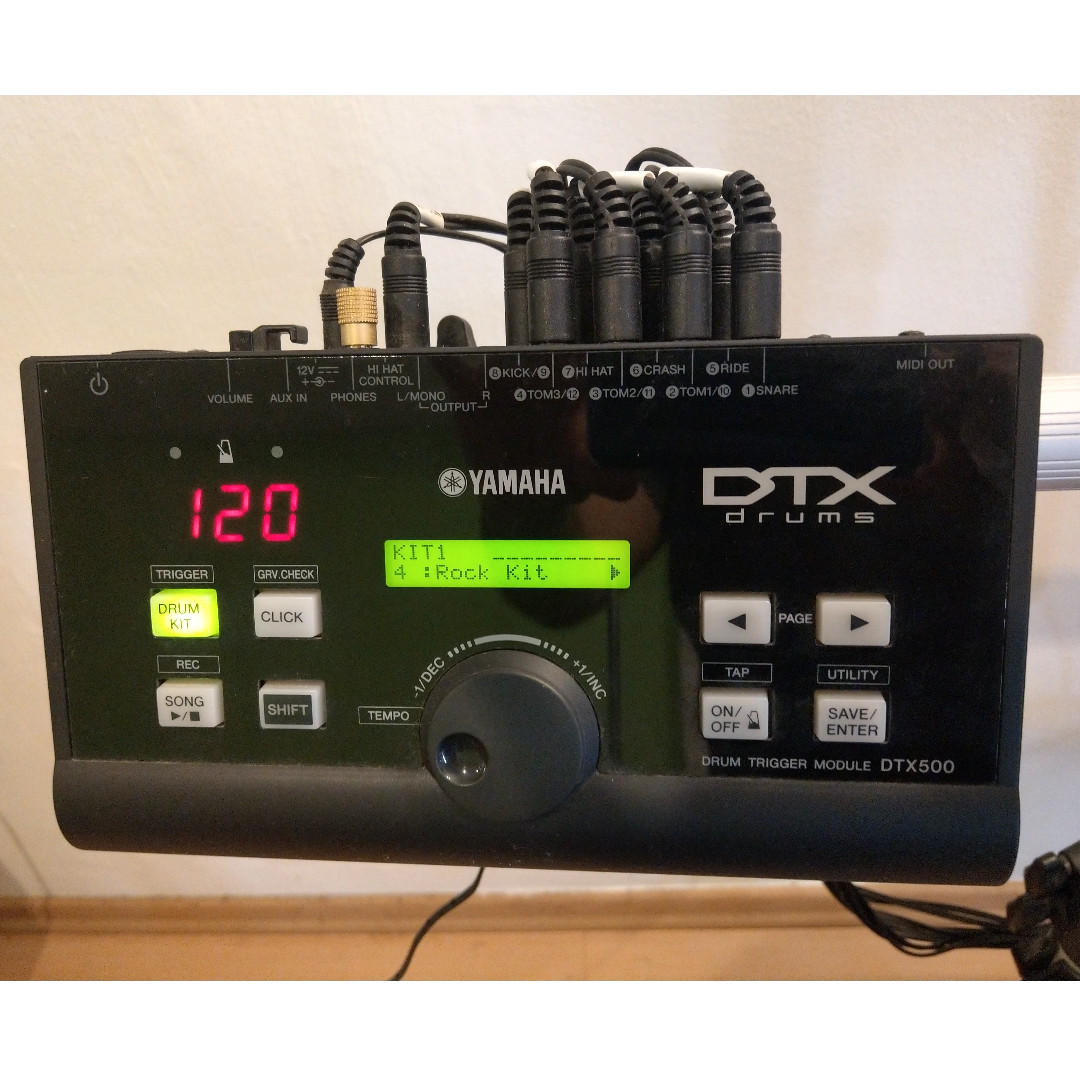 Yamaha DTX500 Drum Kit, Music & Media, Music Instruments on Carousell