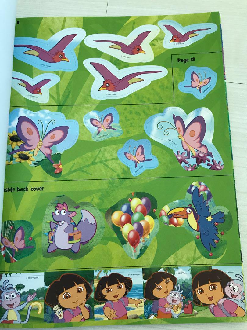 Brand New Dora the Explorer 3D Sticker Scenes, Hobbies & Toys, Books ...