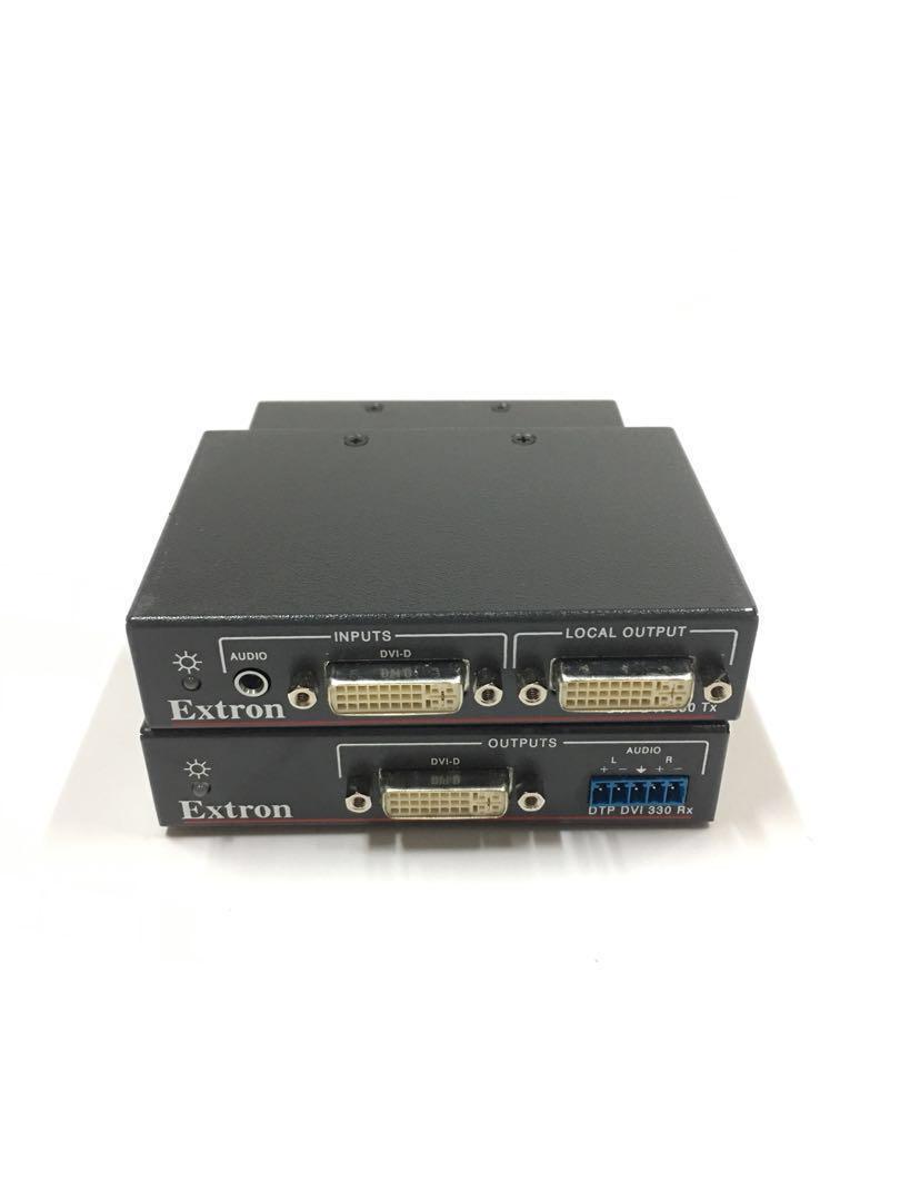 Extron DTP DVI 330 Tx Rx Cat5/6 extender w Audio RS232, Photography ...