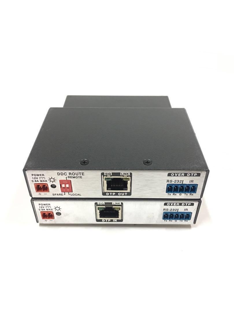 Extron DTP DVI 330 Tx Rx Cat5/6 extender w Audio RS232, Photography ...