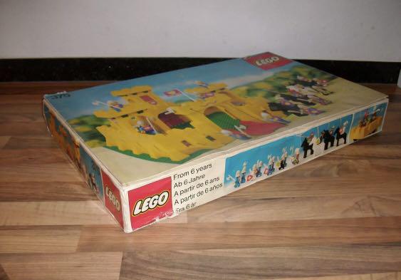 LEGO Yellow Castle 375 BOX only, Hobbies & Toys, Toys & Games on Carousell