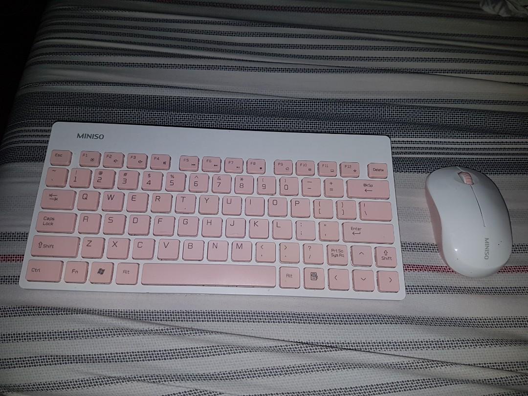 Miniso Wireless Keyboard & Mouse Set, Computers & Tech, Parts & Accessories, Computer Keyboard ...