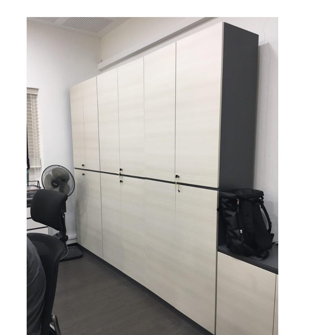 Modern Custom-Made Shelving Unit / Filing Cabinet, Furniture & Home ...