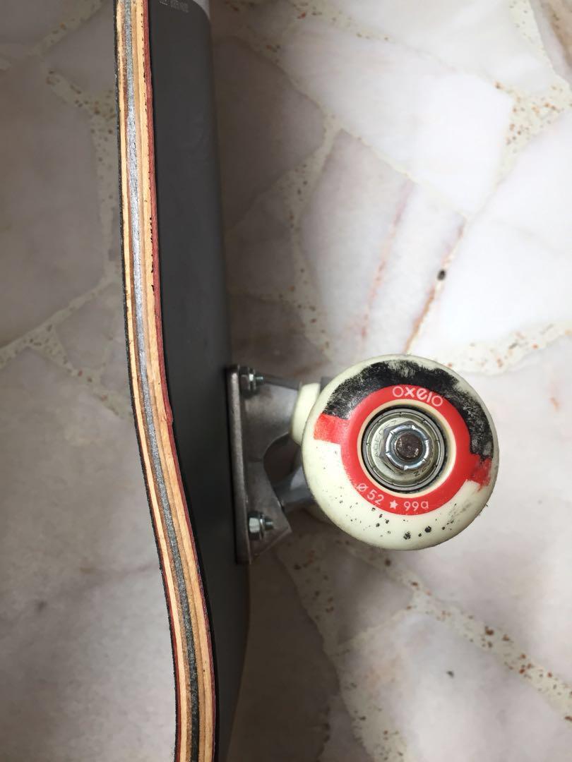 Oxelo skateboard team galaxy red decathlon, Sports Equipment, Sports ...